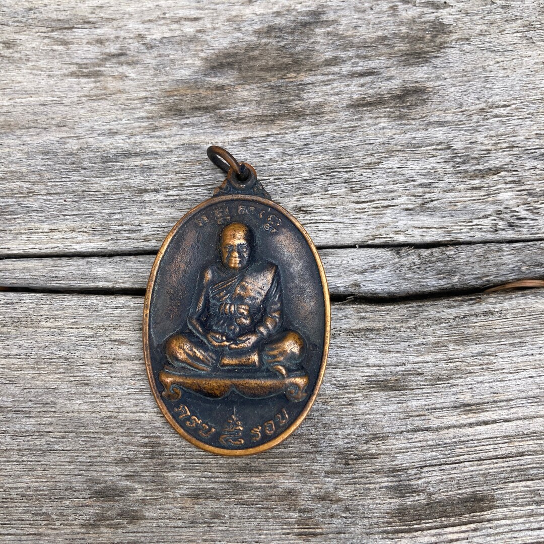 Temple Buddhist Monk Amulet Pendant Protection Jewelry - Etsy