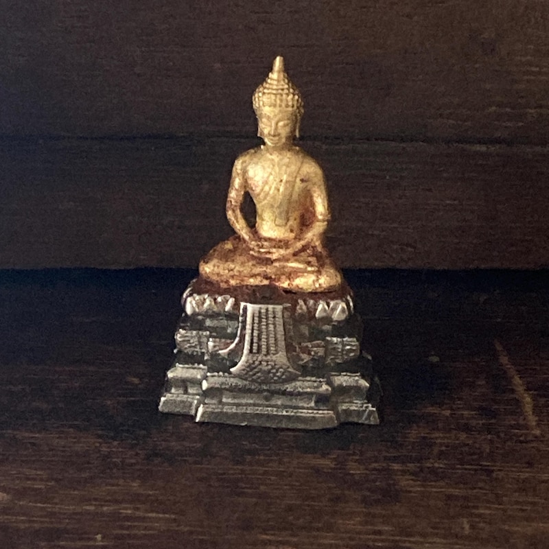 Gilded Bronze Thai Buddha - Etsy