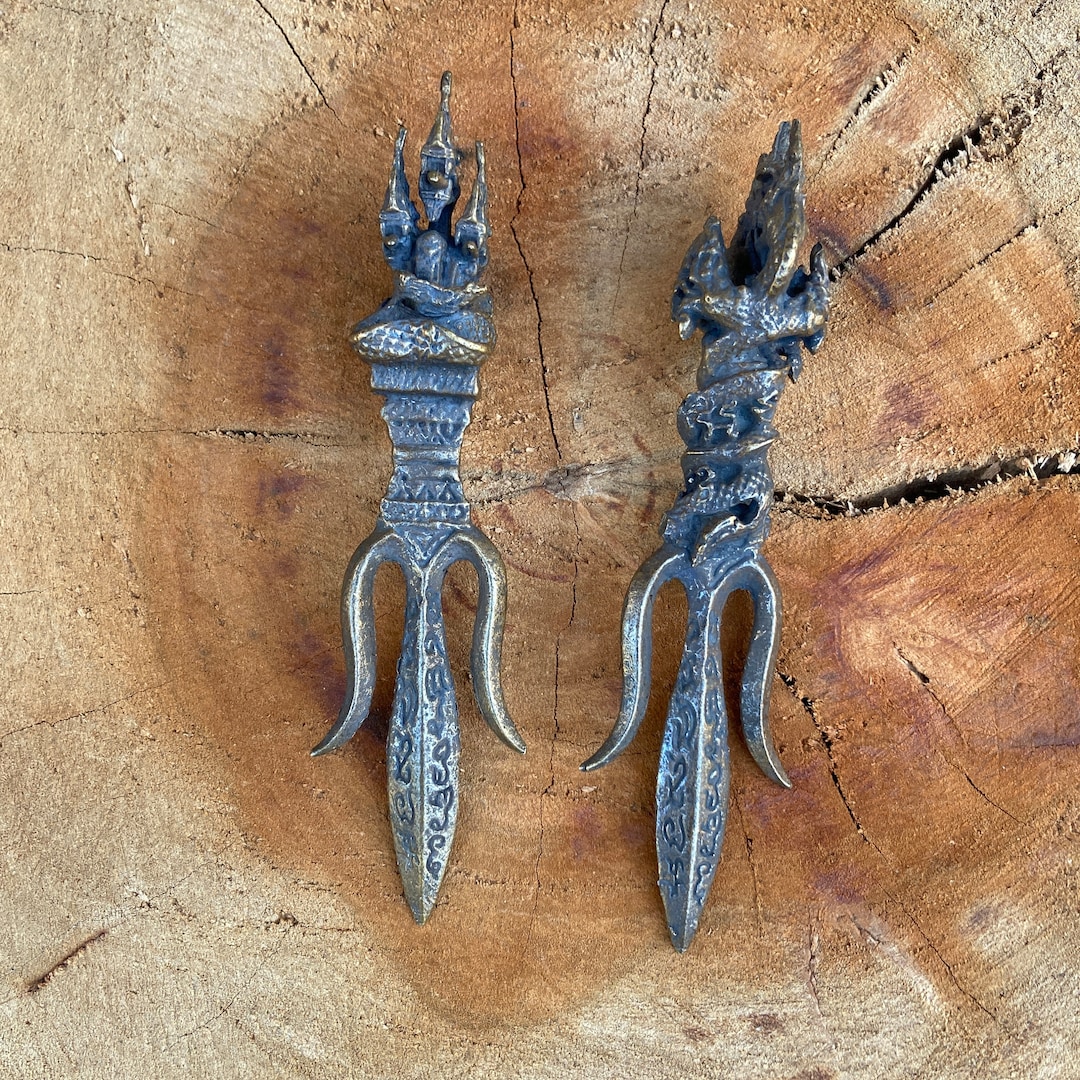Tibetan Phurba Naga Deity Ritual Sword - Etsy