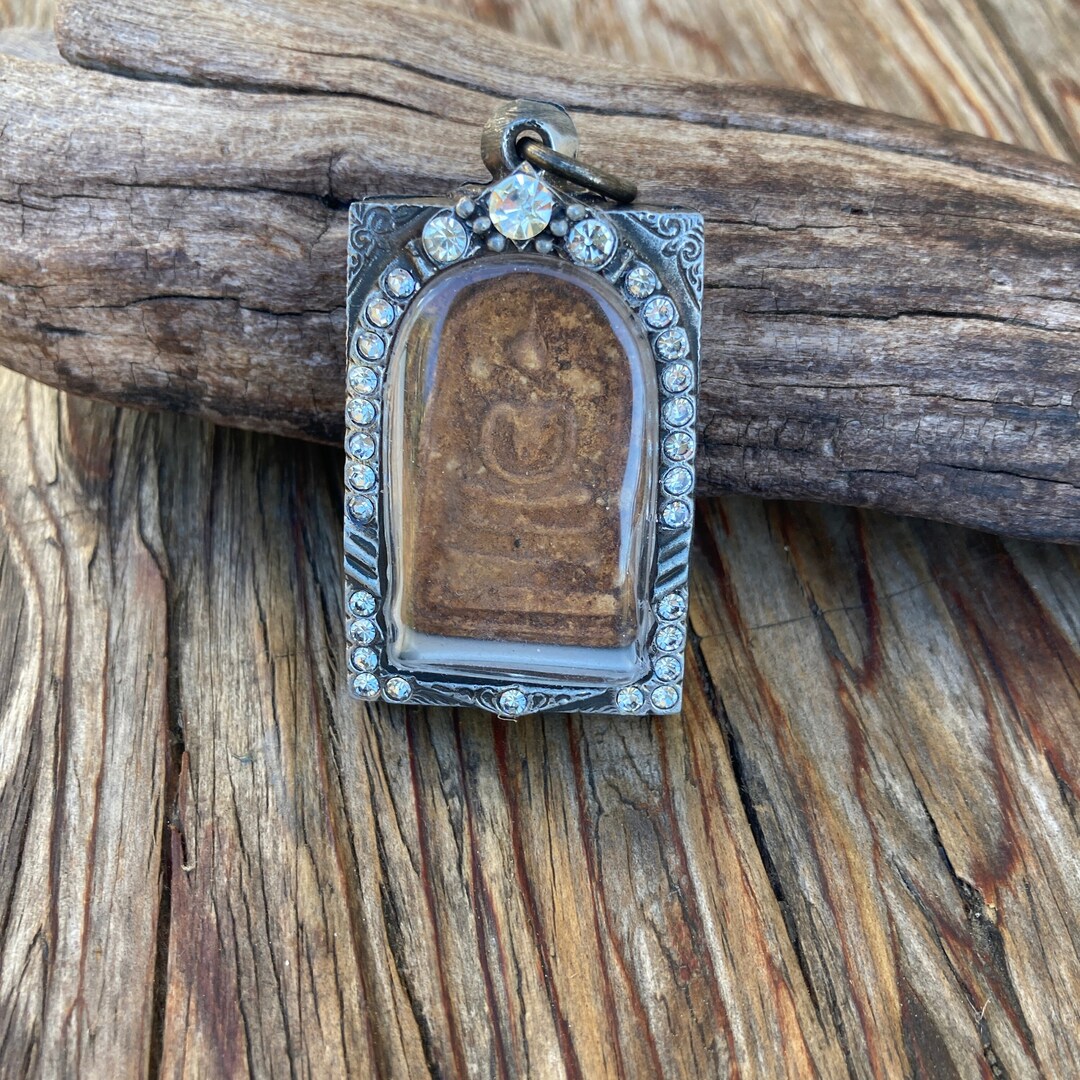 Buddha Amulet Pendant Temple Meditation Buddhist Protection Jewelry - Etsy