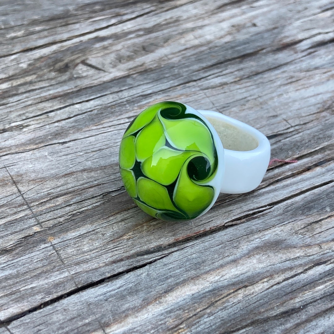 Murano Glass Ring Venetian Jewelry - Etsy