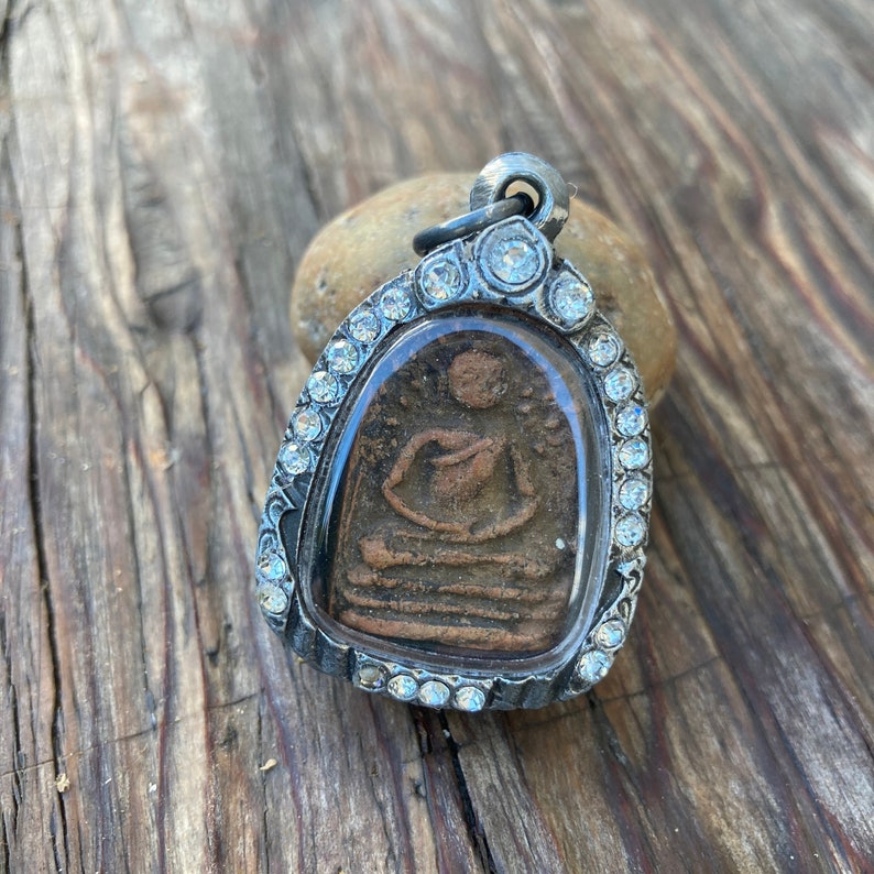 Temple Buddhist Monk Amulet Pendant Protection Jewelry - Etsy