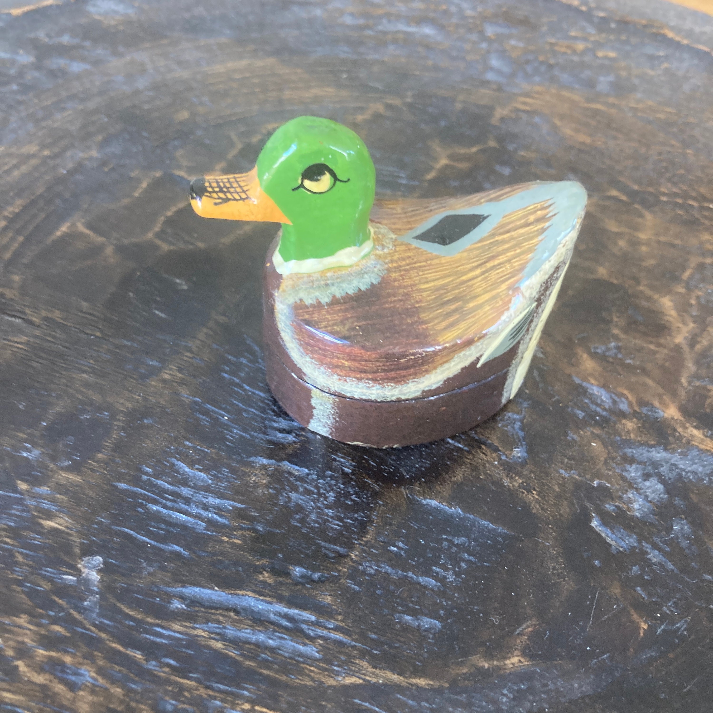 Paper Mache Duck Box Figurine Home Decor - Etsy