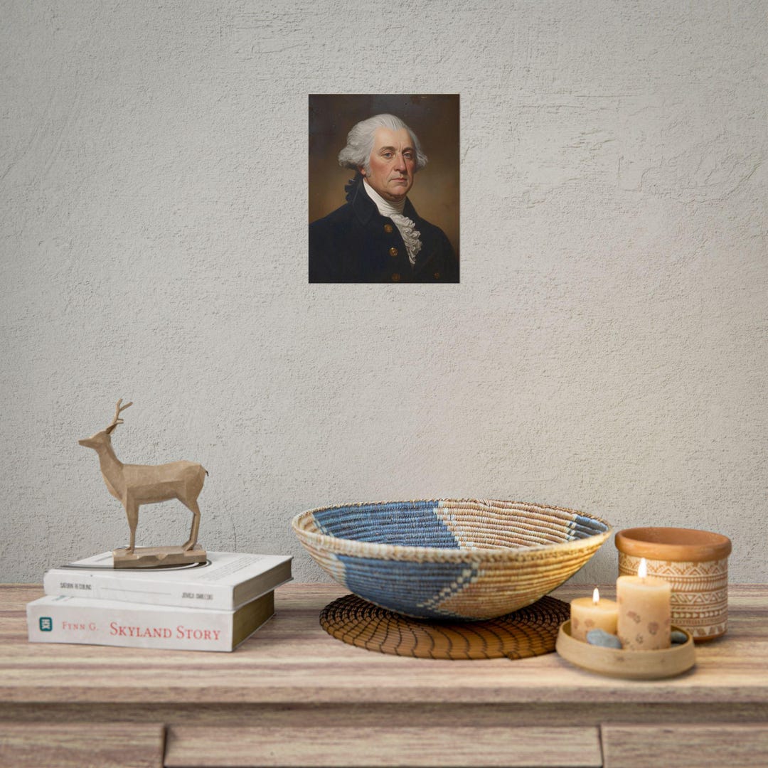 George Washington Portrait Rolled Poster | Historical Presidential ...