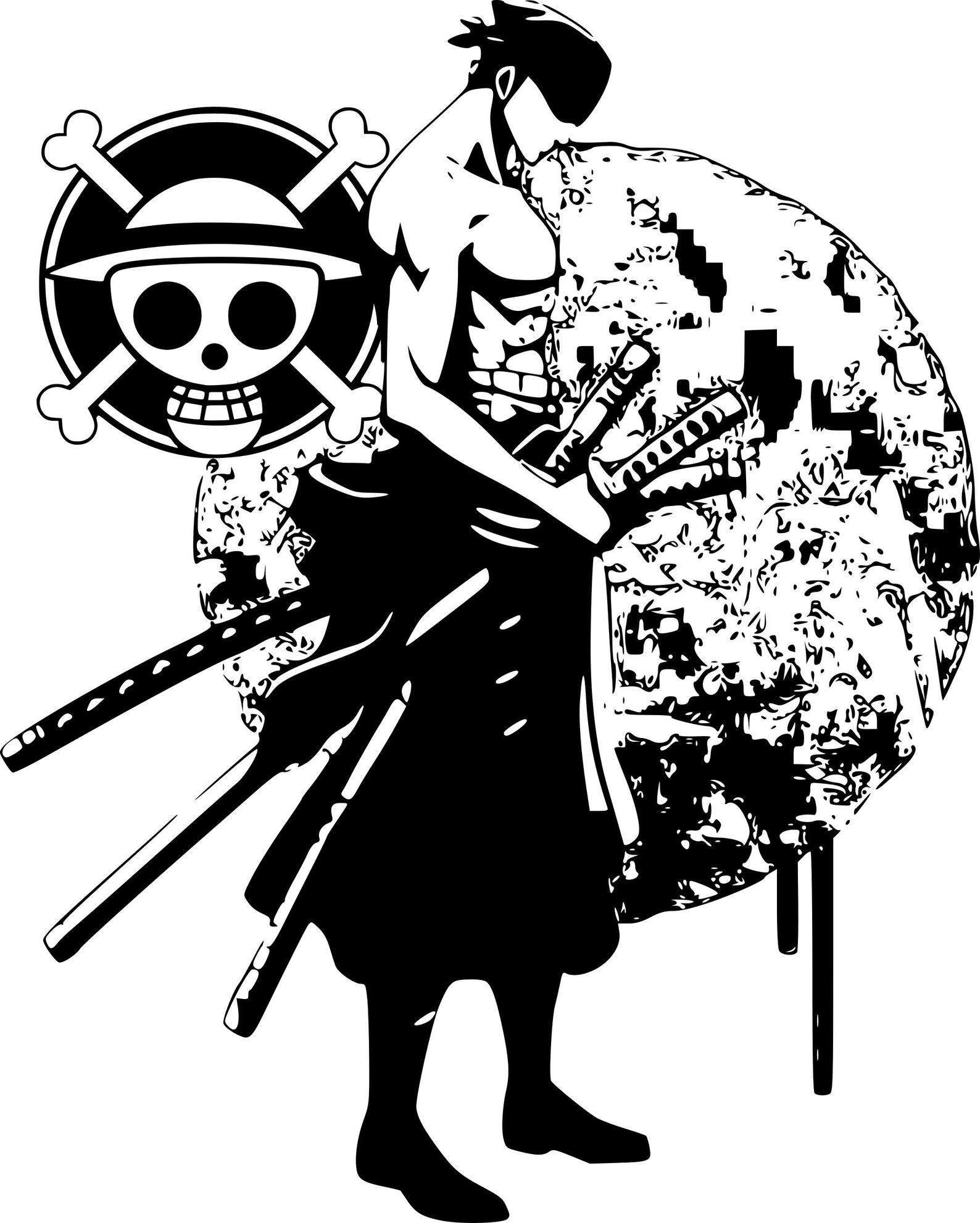 Zoro Svg Zoro Design Svg Anime Svg Manga Svg Anime Svg - Etsy