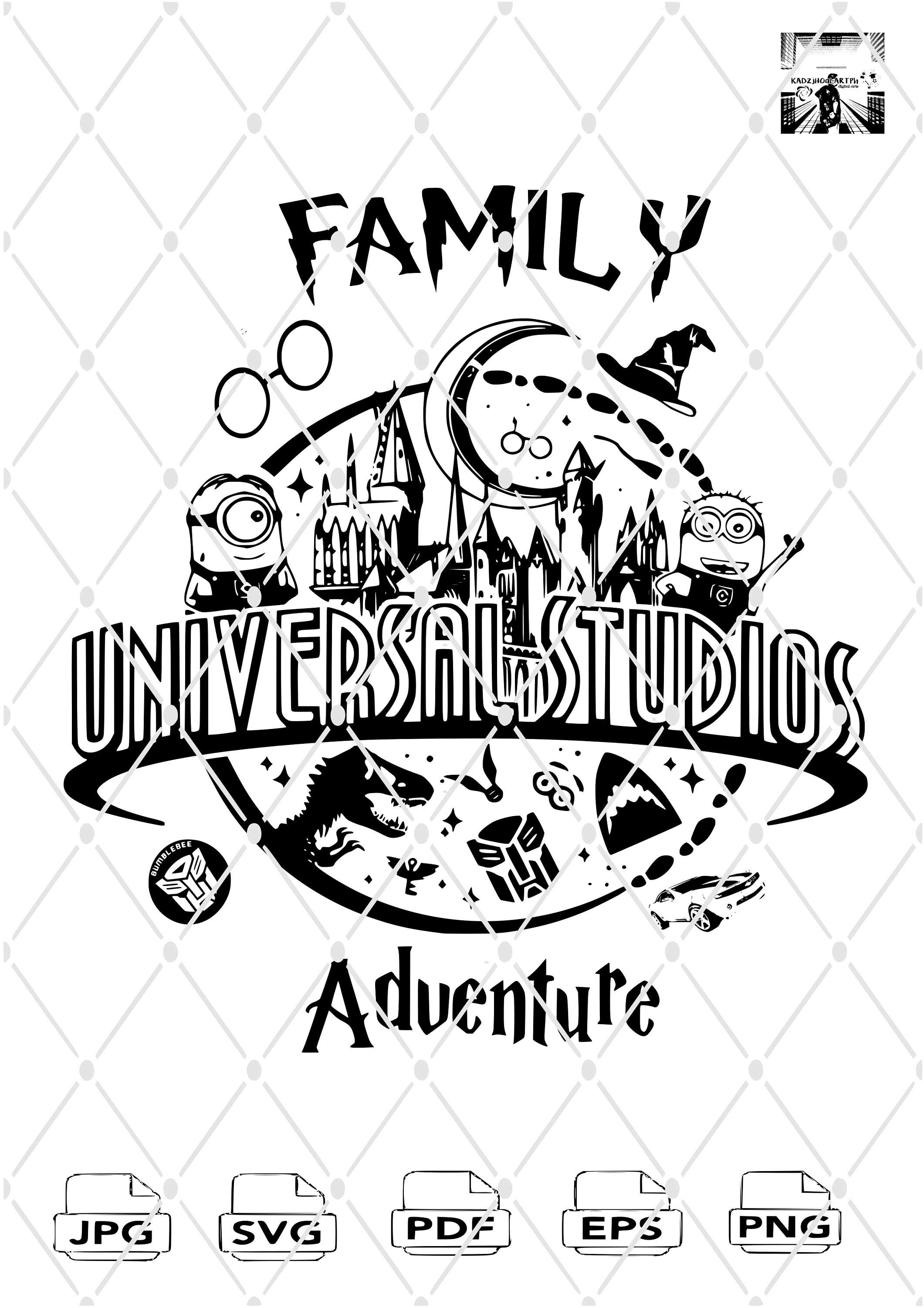 Family Adventure 2023 Svg, Family Adventure Svg, Universal Studios ...
