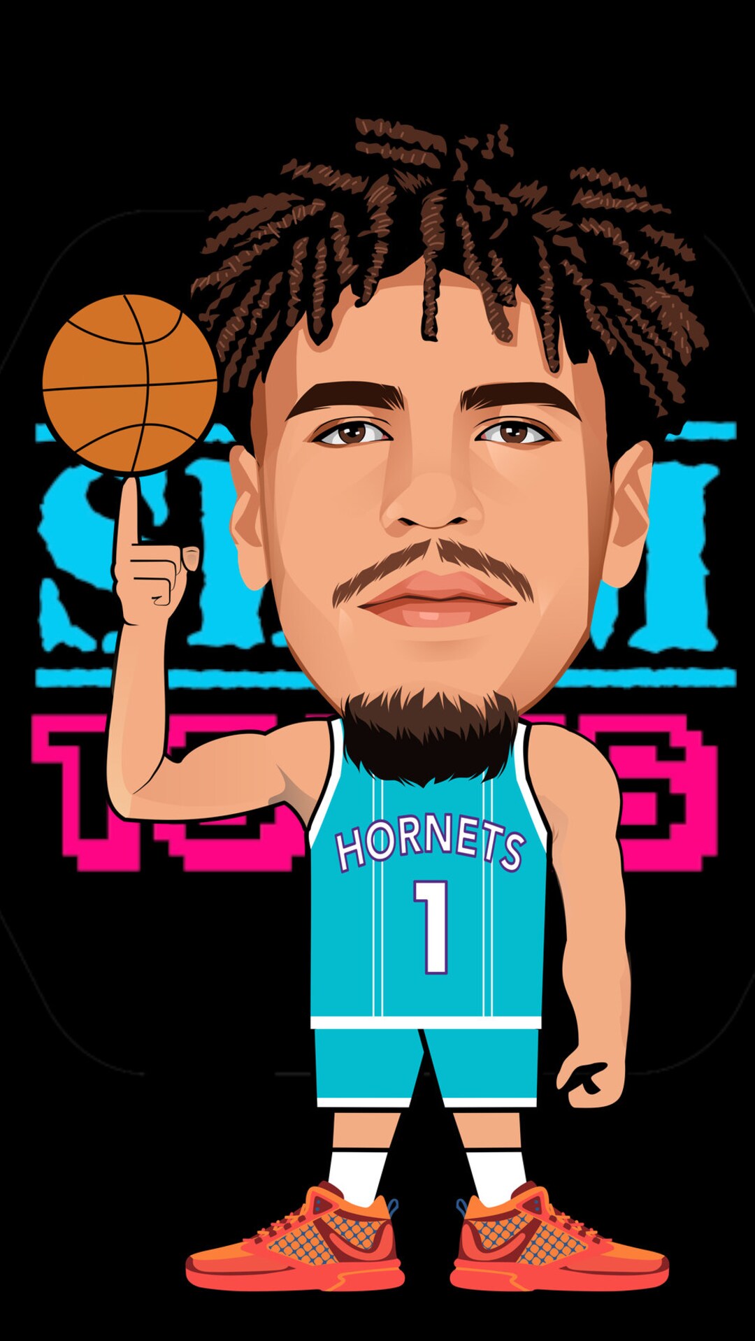 Slam Toon - Lamelo - Etsy