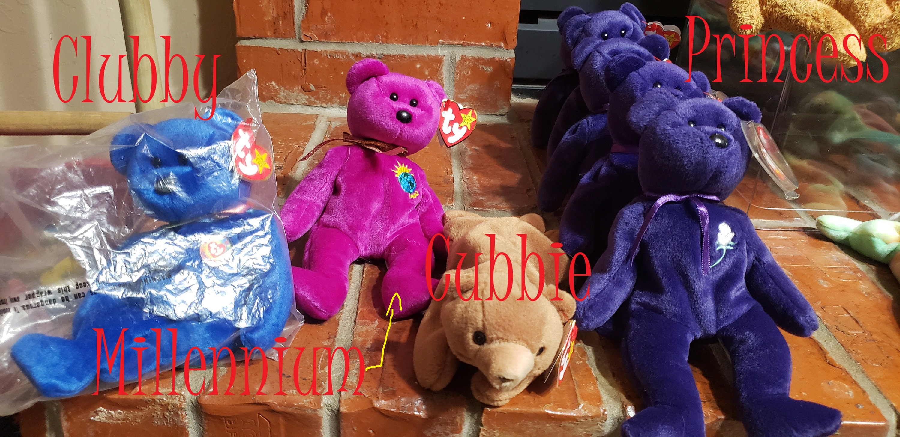 TY Beanie Babies, Vintage '90s Collectibles, Safely Stored-- 2 ...