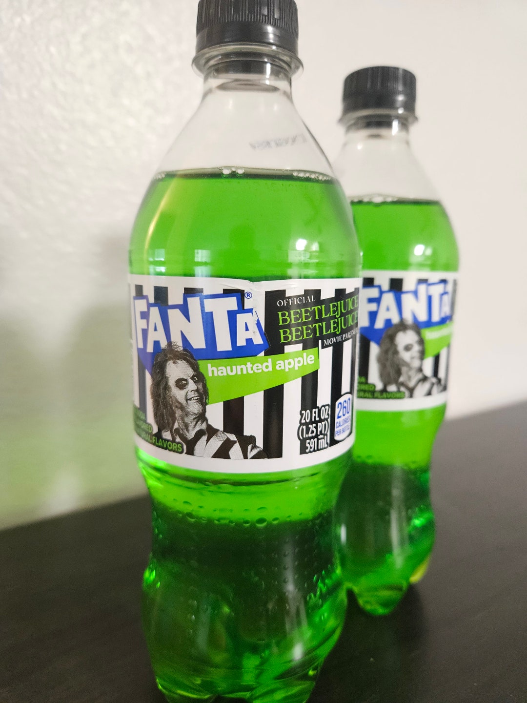 Fanta Green Apple Beetlejuice Edition Two 20oz Bottles. - Etsy