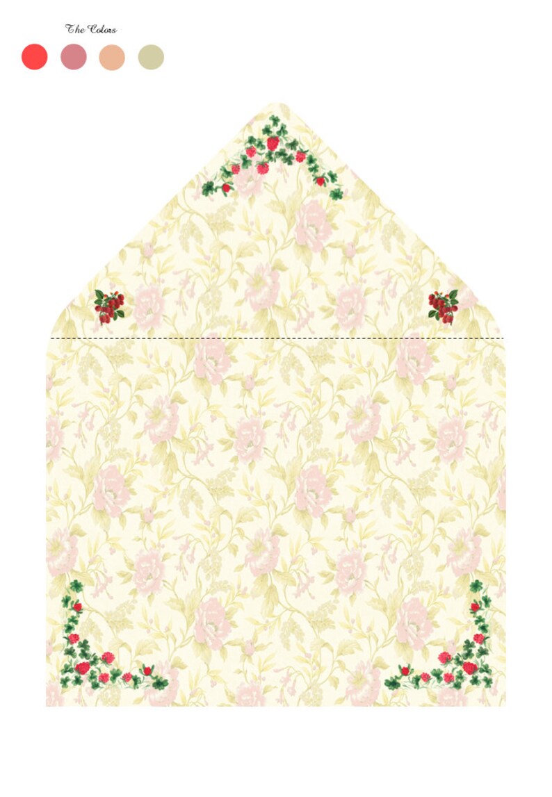 A7 Envelope Liners (digital Printable Download) | Raspberries & Clover ...