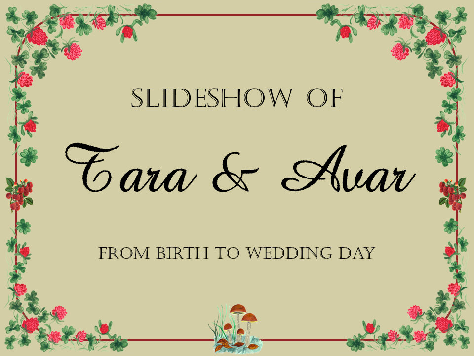 Wedding Slideshow Template (digital Printable Download) | Raspberries ...