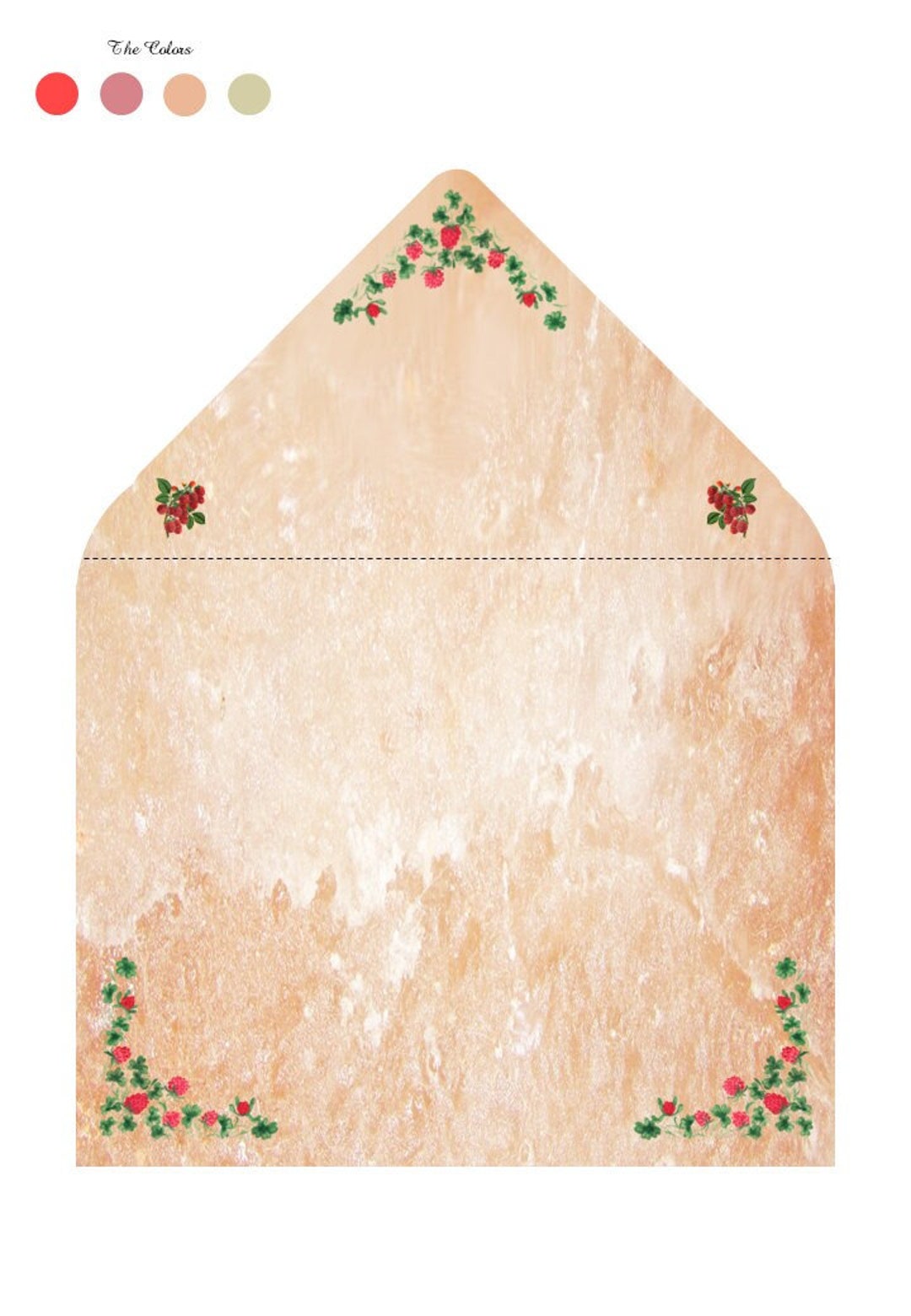 A7 Envelope Liners (digital Printable Download) | Raspberries & Clover - Etsy