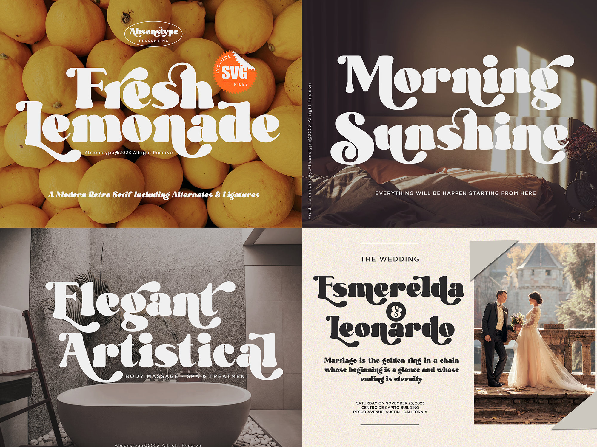 Retro Fonts Bundle Collection Retro Font, Groovy Fonts, Cricut Font ...