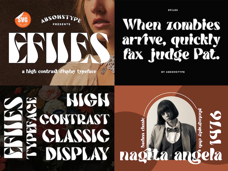 Retro Fonts Bundle Collection - Retro Font, Groovy Fonts, Cricut Font ...