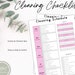 Printable Cleaning Schedule/checklist A4 and US Letter Sizes PDF ...