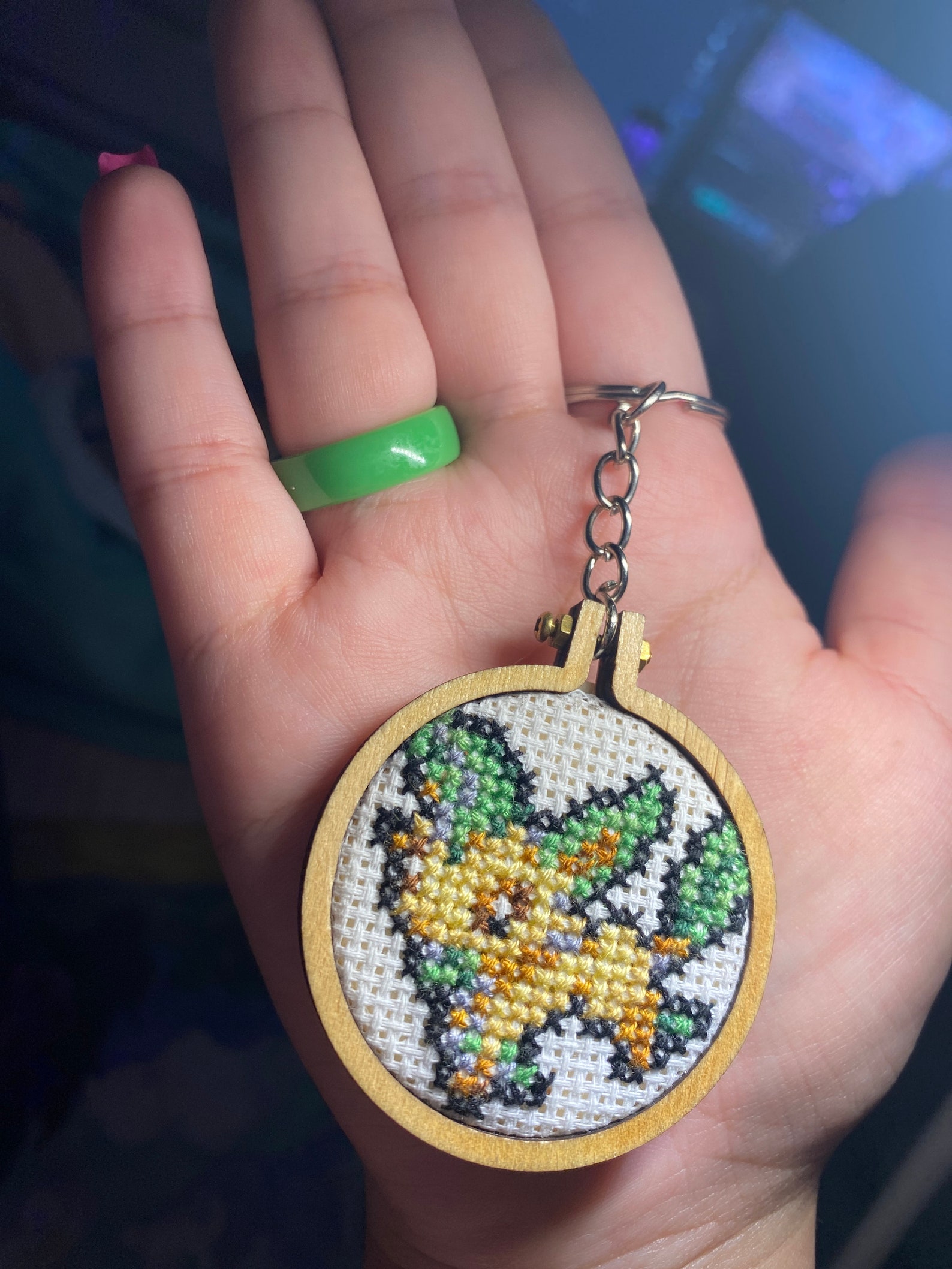 Eeveelution Cross Stitch Keychains - Etsy