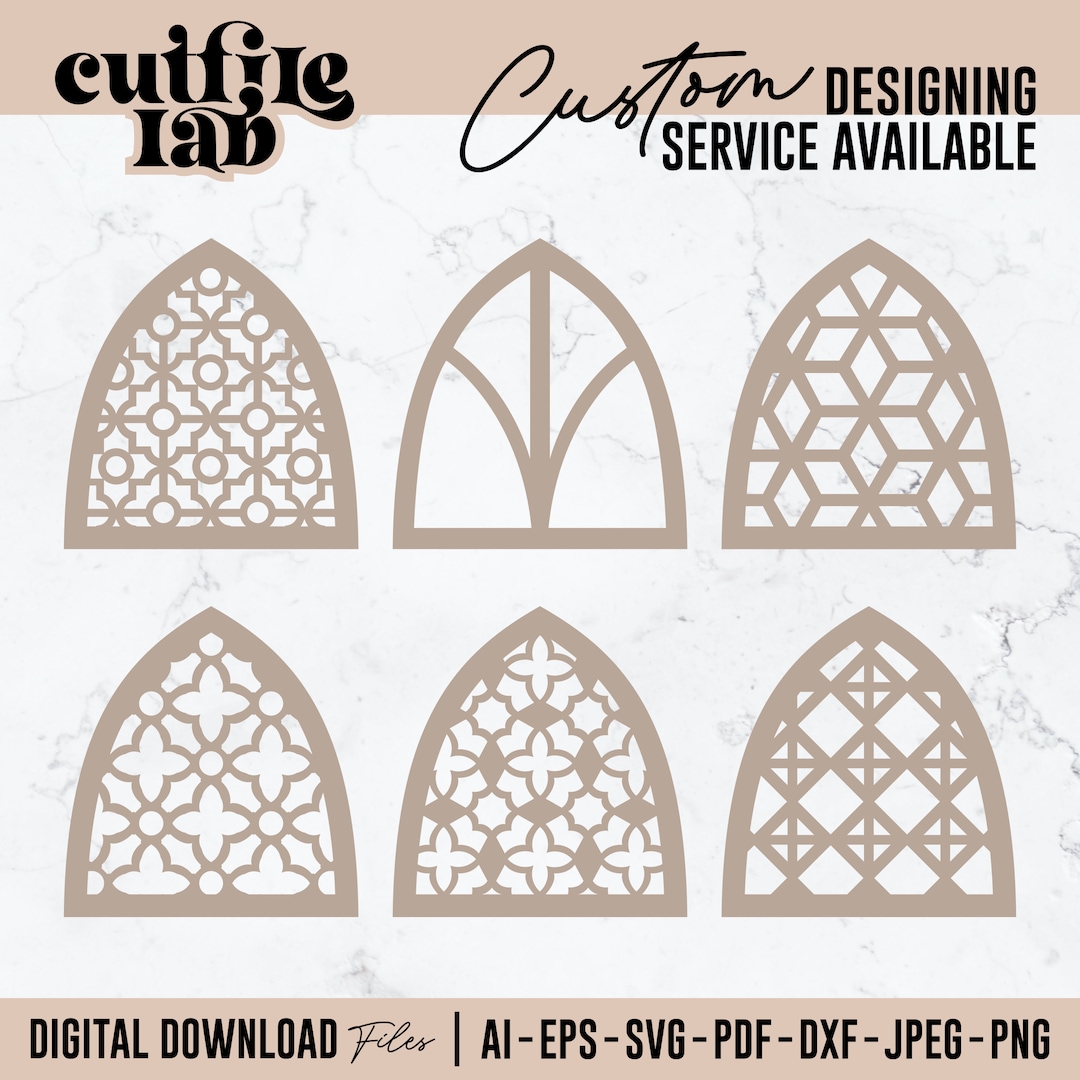 Cathedral Arch SVG, Islamic Arch SVG, Arch Design, Wooden Arch, Floral ...