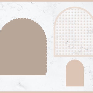 Stylish Arch Template Svg Designs, Three Different Layers Arch Svg ...