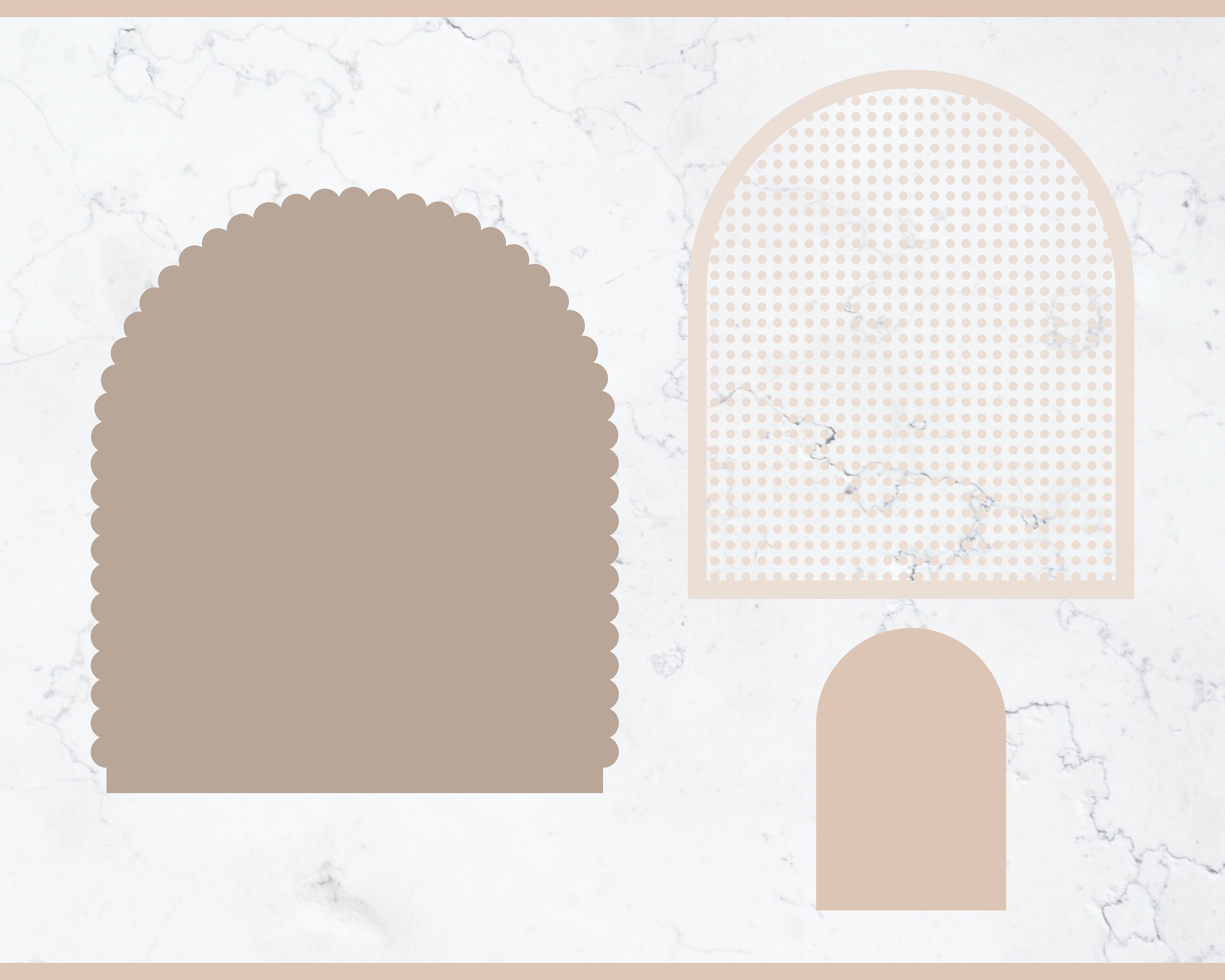 Stylish Arch Template Svg Designs, Three Different Layers Arch Svg ...