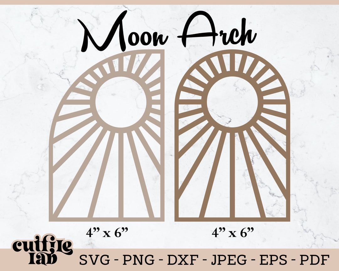 Moon Arch Template SVG: Wedding & Event Decor (digital Download) - Etsy