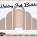 5 Piece Wedding Arch Backdrop, Arch Template Svg Designs, Arch Svg Cut ...