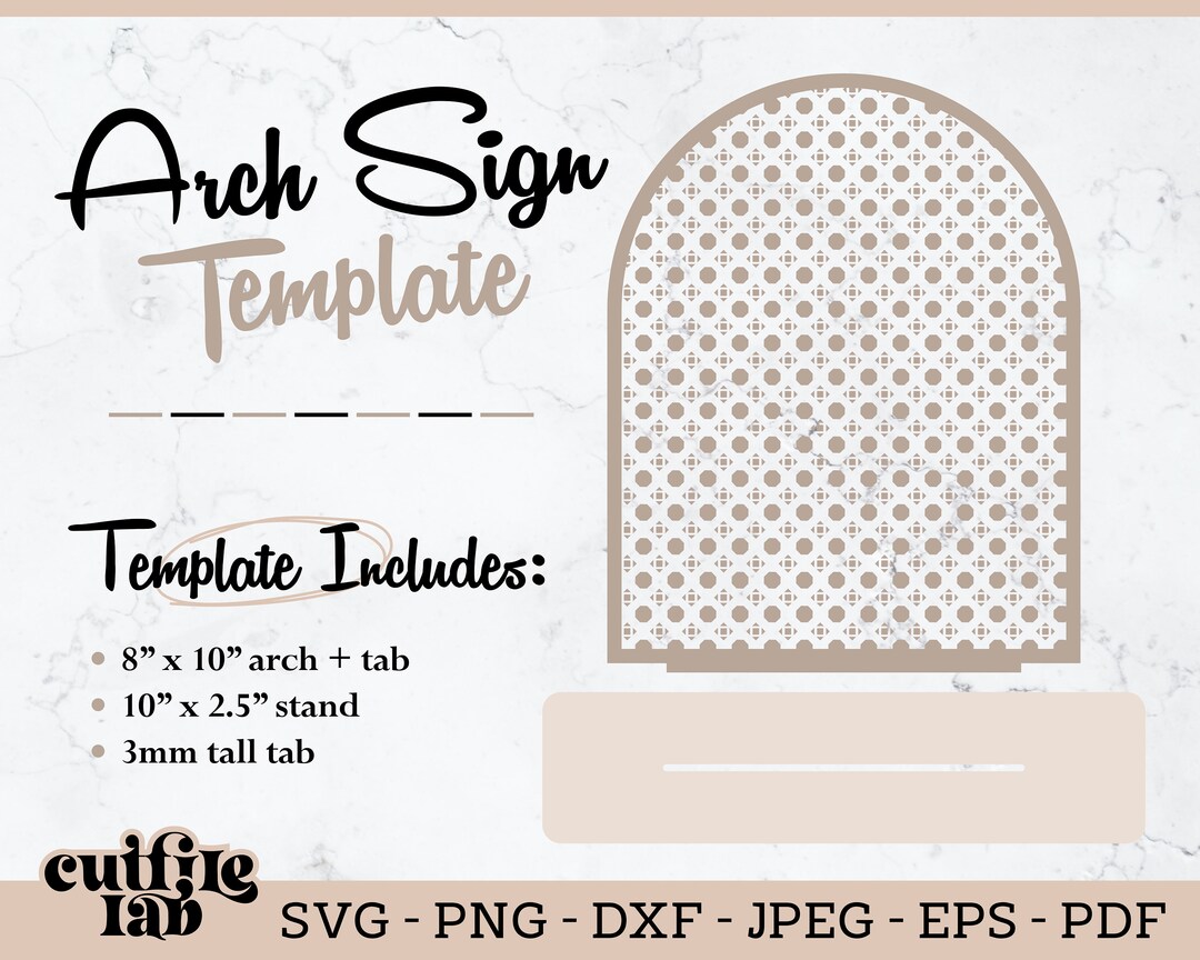 Wedding Arch Svg, Glowforge SVG Template, Laser Cut File, Vector ...