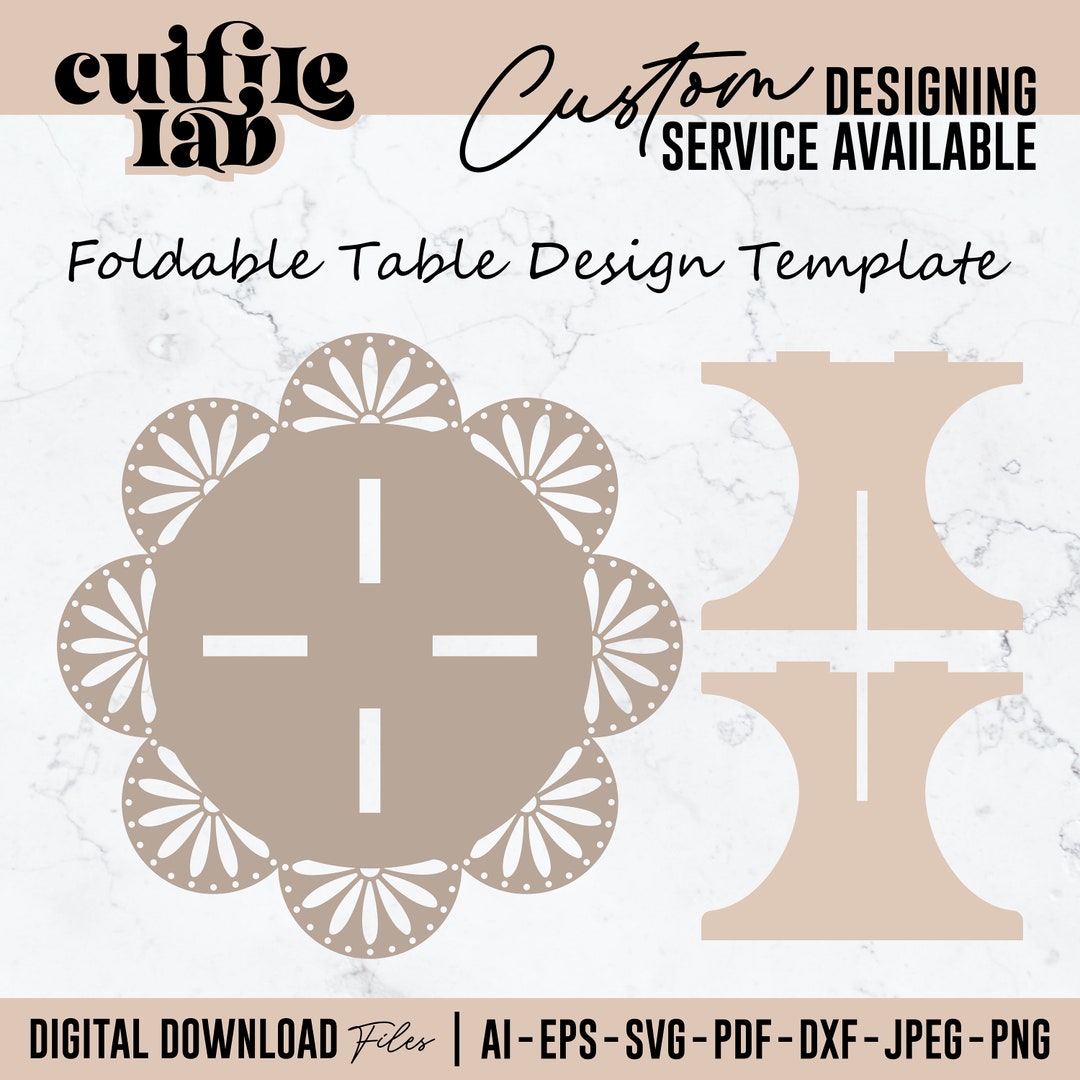 Table Template Folding Scout Table Template DIY Table - Etsy