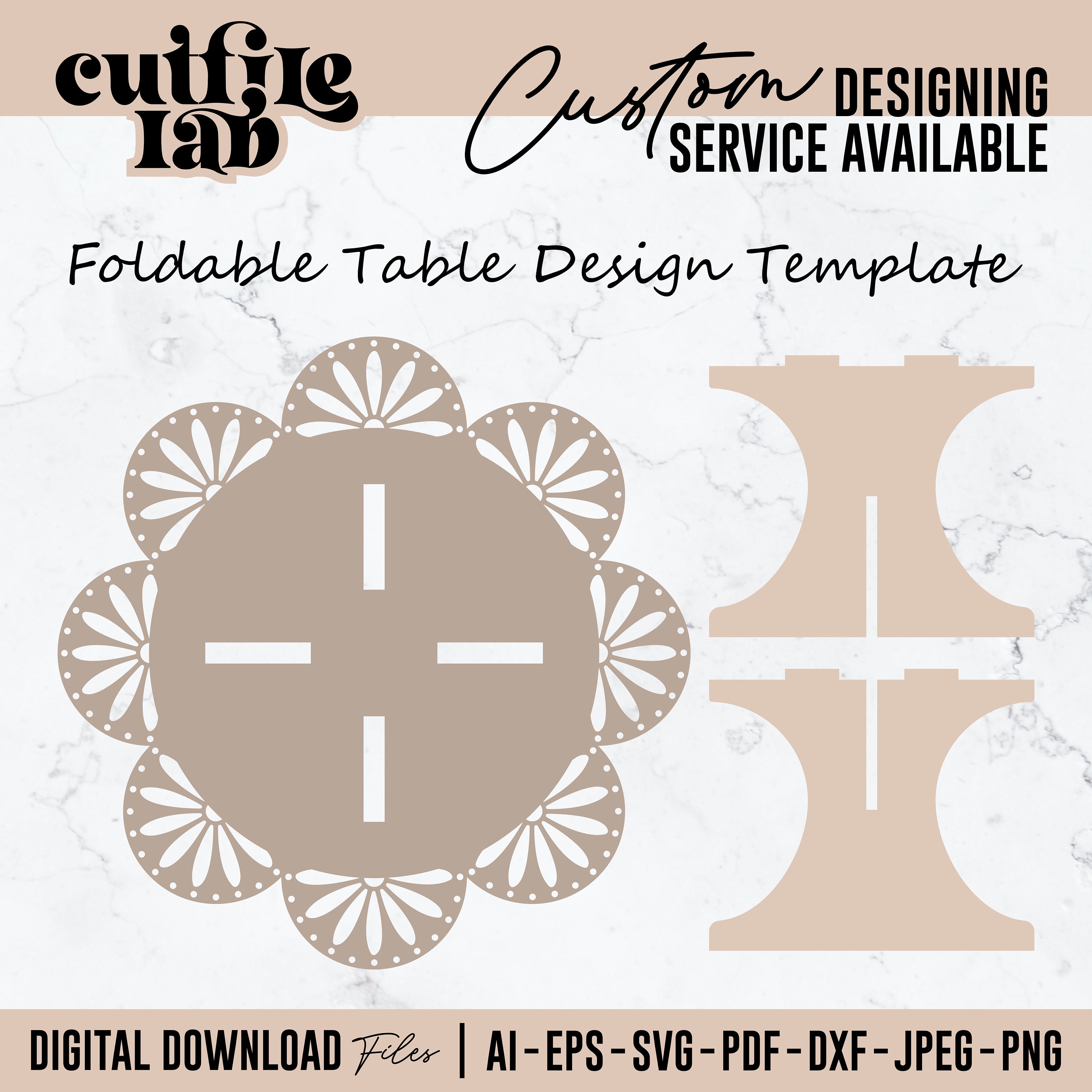 Table Template Folding Scout Table Template DIY Table - Etsy