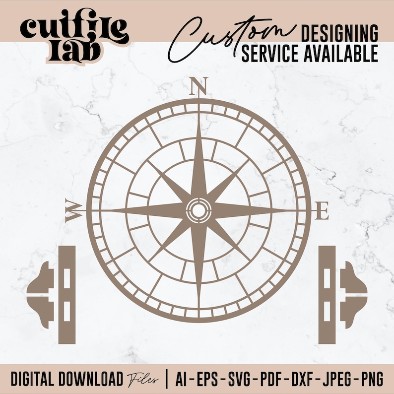 Compass Backdrop Arch SVG | Wedding Template (digital Download) - Etsy