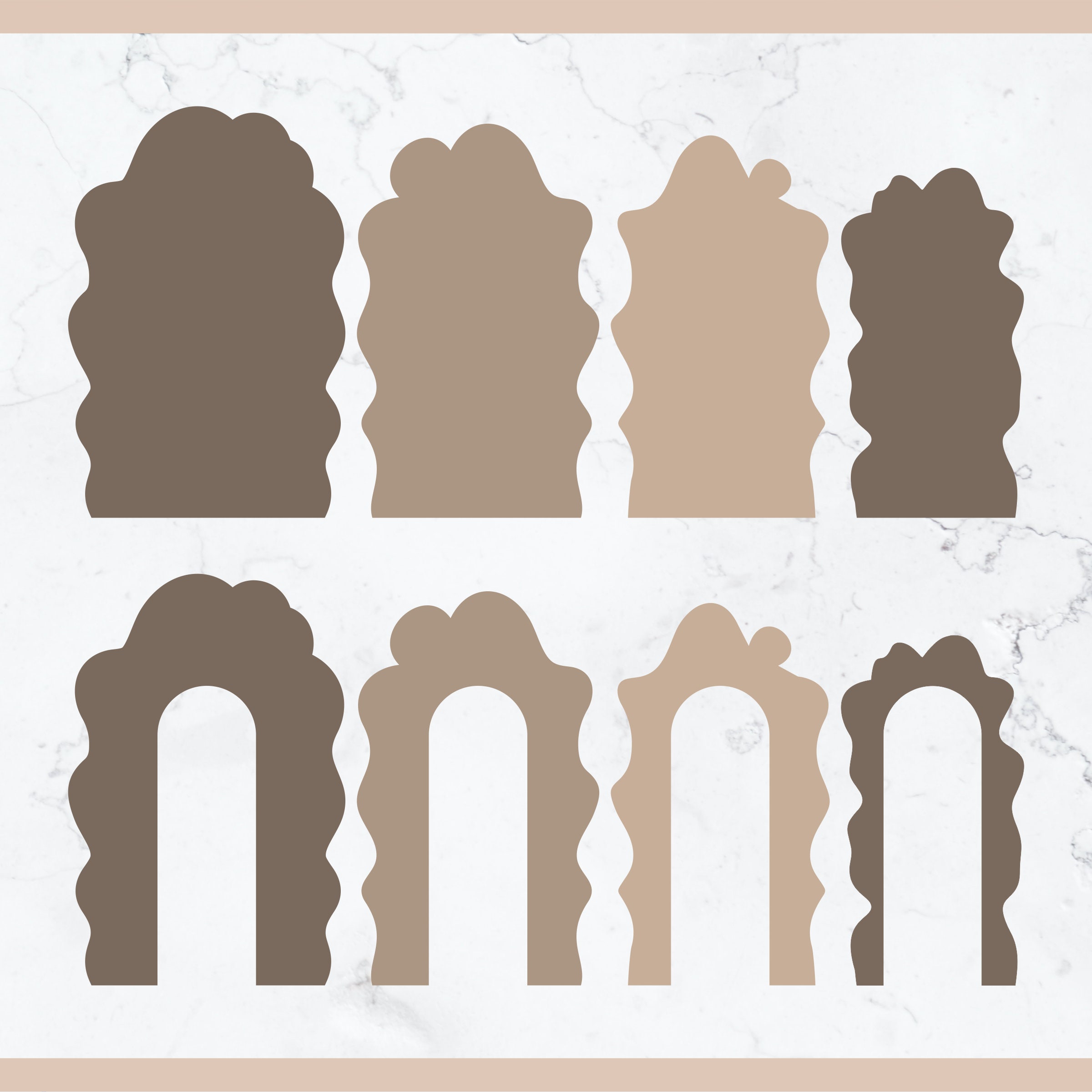 Wavy Arch Svg, Unique Circle Backdrop Svg, Creative Event Backdrop Design, Arch Shape, Laser ...