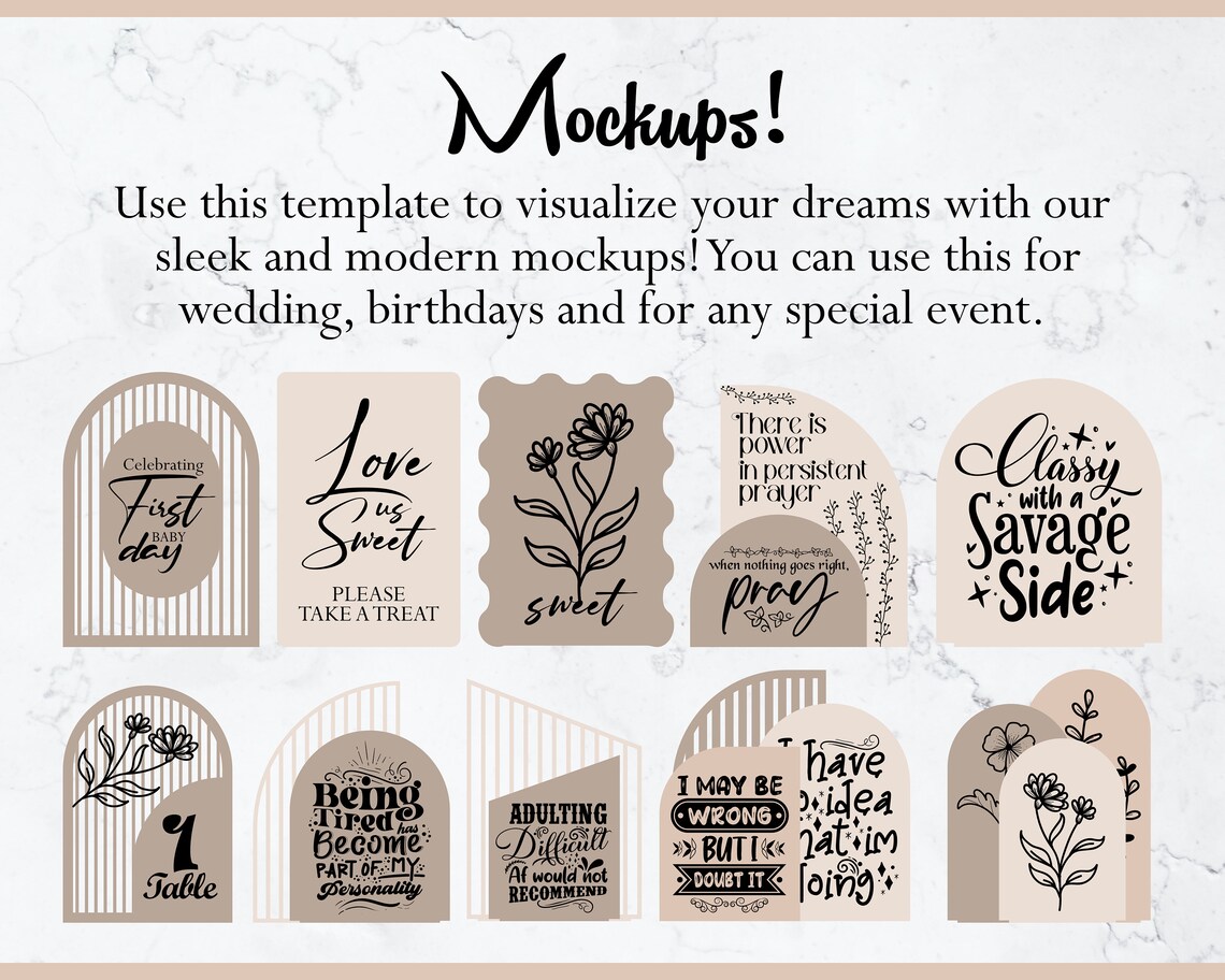 Backdrop Arch Sign Template, Rainbow Arch Sign SVG, Wedding Template ...