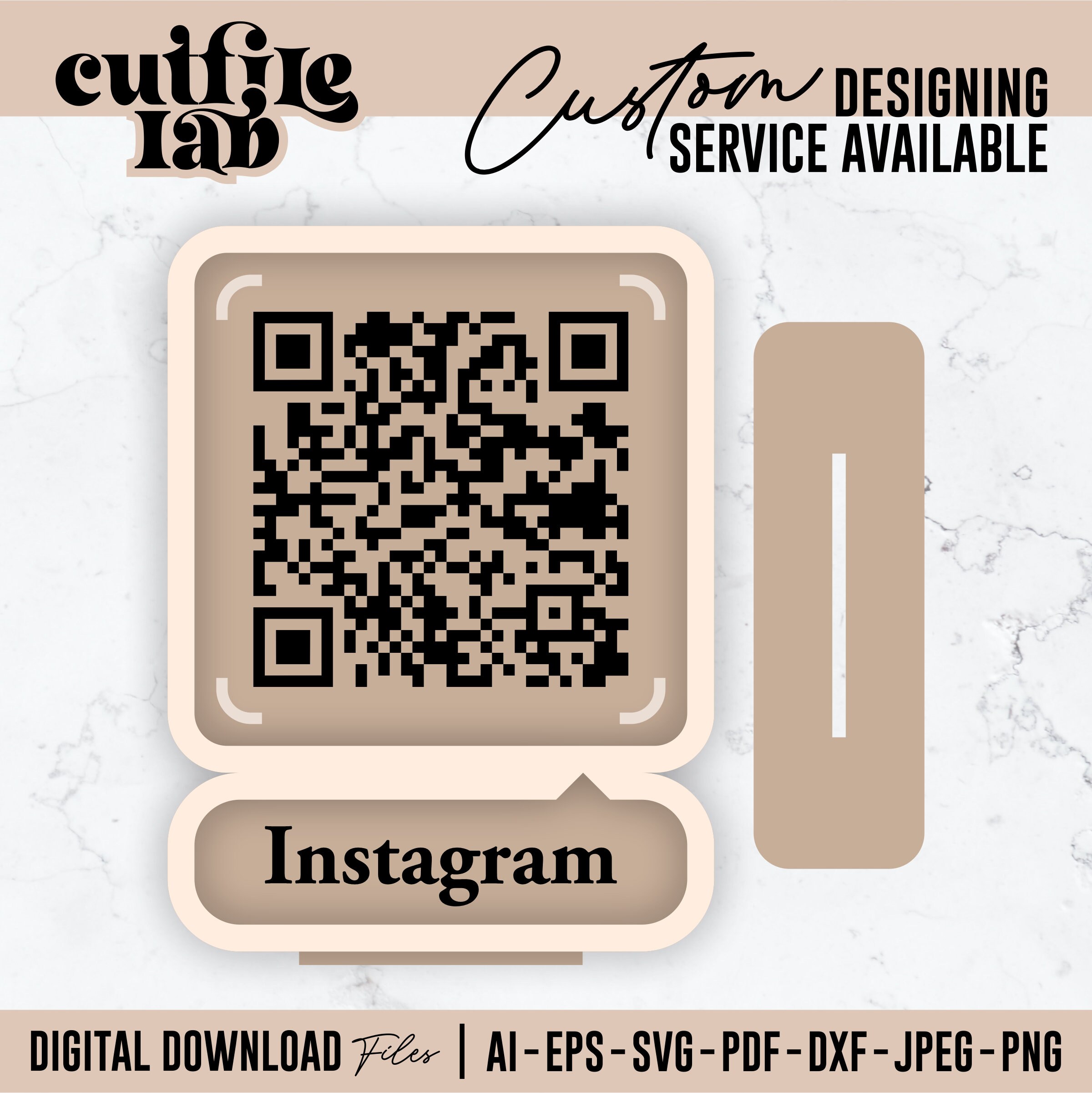 QR Table Template Svg, Table Sign Svg, Acrylic Wedding Sign, Table ...