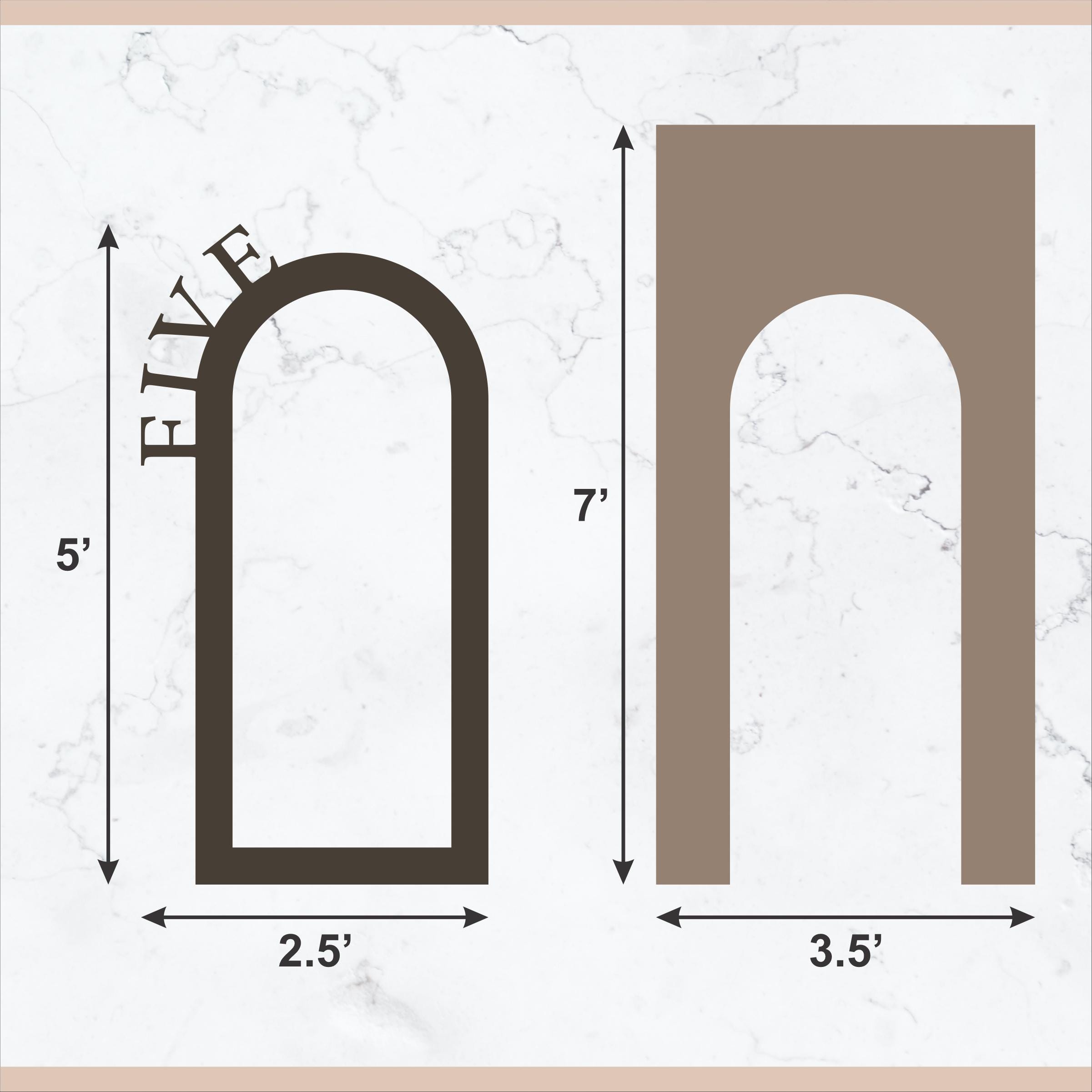 Fifth Birthday Arch Decor Svg, Backdrop Template, Birthday Backdrop Svg ...