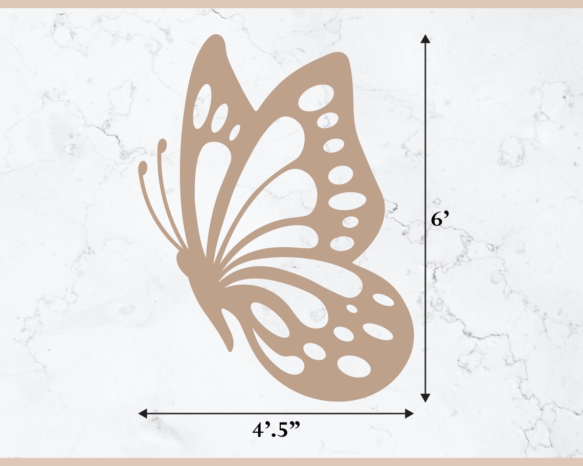 Butterfly Laser Cut File, Event Décor, Wedding Décor, Laser Cut File ...