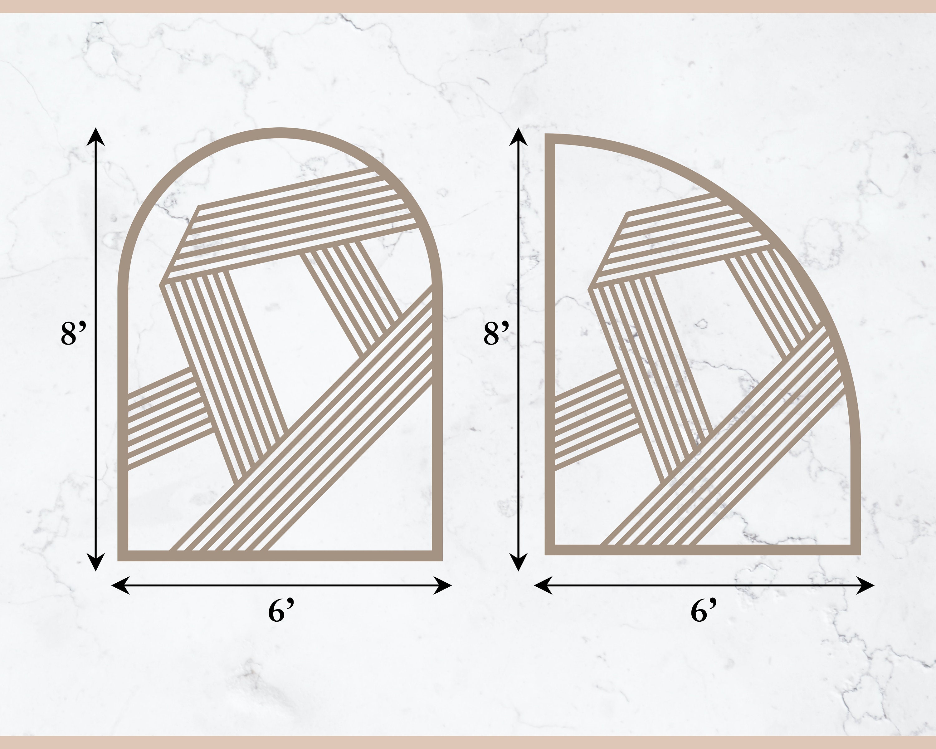 Unique Geometric Arch Template Svg, Birthday Arch, Event Arch, Wedding ...