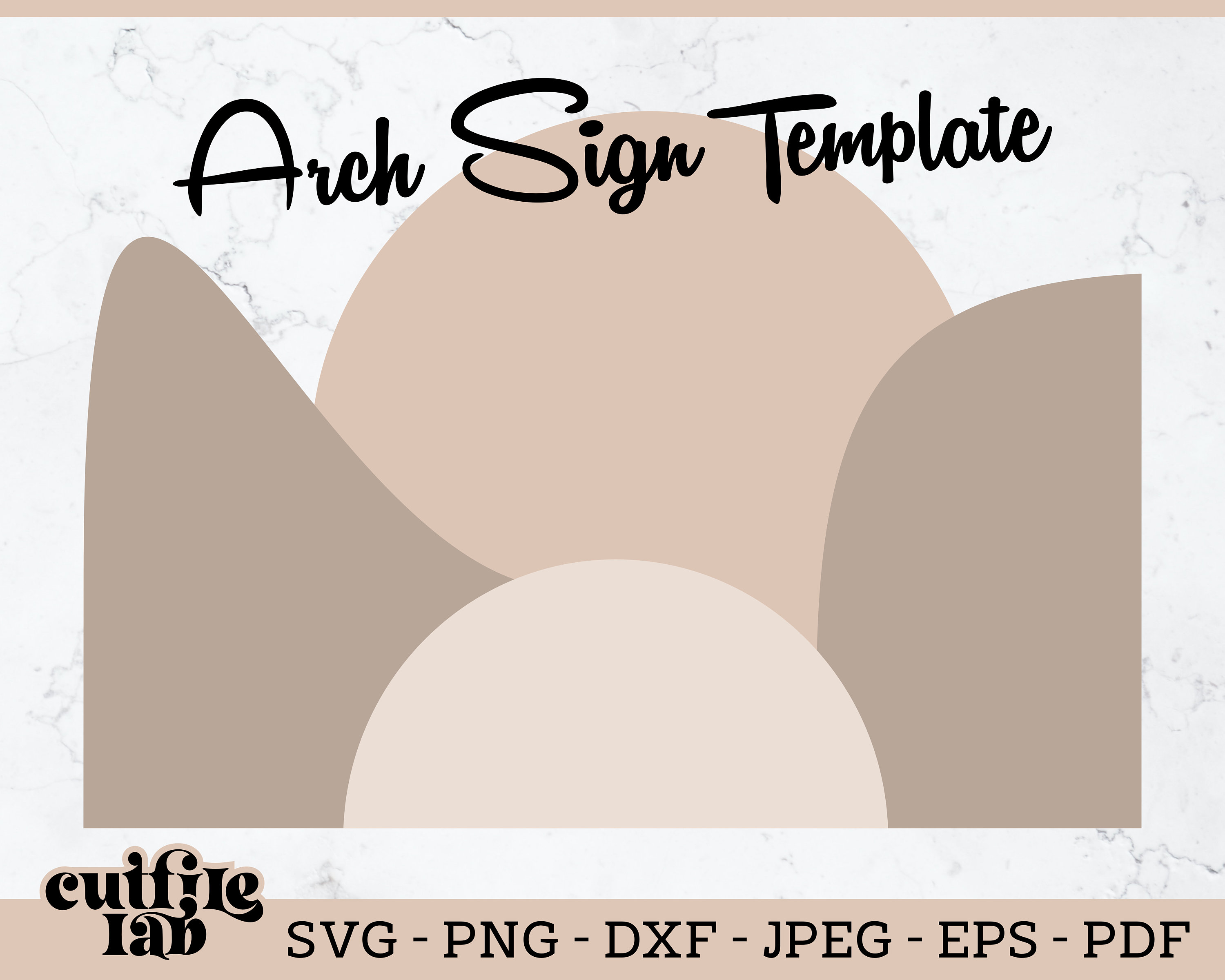 Glowforge SVG Template, Wedding Arch Svg, Laser Cut File, Vector ...