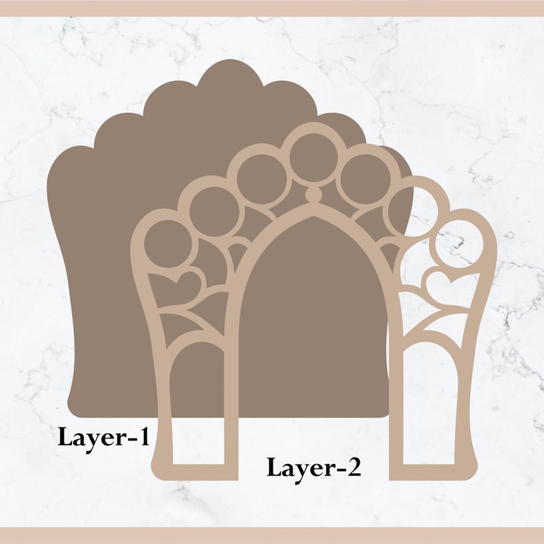 QR Code Template, Wooden Qr Svg, Arch SVG,, Home Décor, Arch SVG, Laser ...