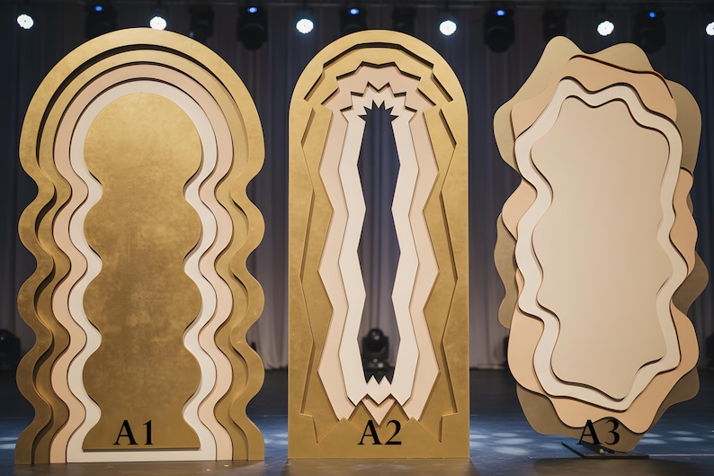 Arch Backdrop SVG Template, Event Sign, Laser Cut Files (digital ...
