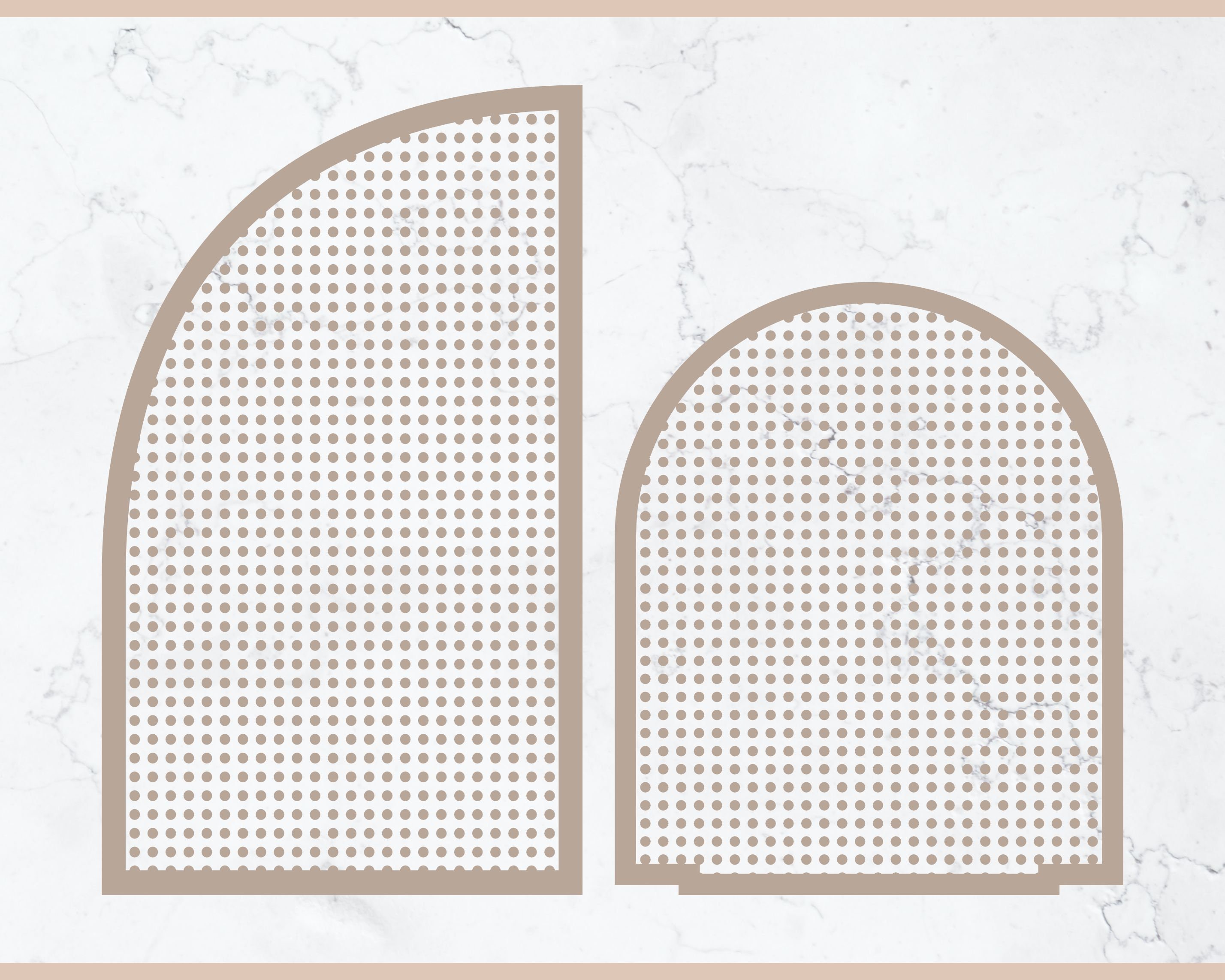 Stylish Arch Template Svg Designs, 12 Half and Rounded Unique Arch ...