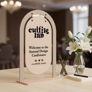 Arch Table Sign Svg, Wedding, Salon, Business QR Code (digital Download ...