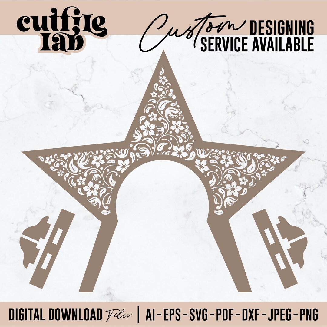 Unique Star Backdrop Arch Svg | Wedding Backdrop Svg | Backdrop ...