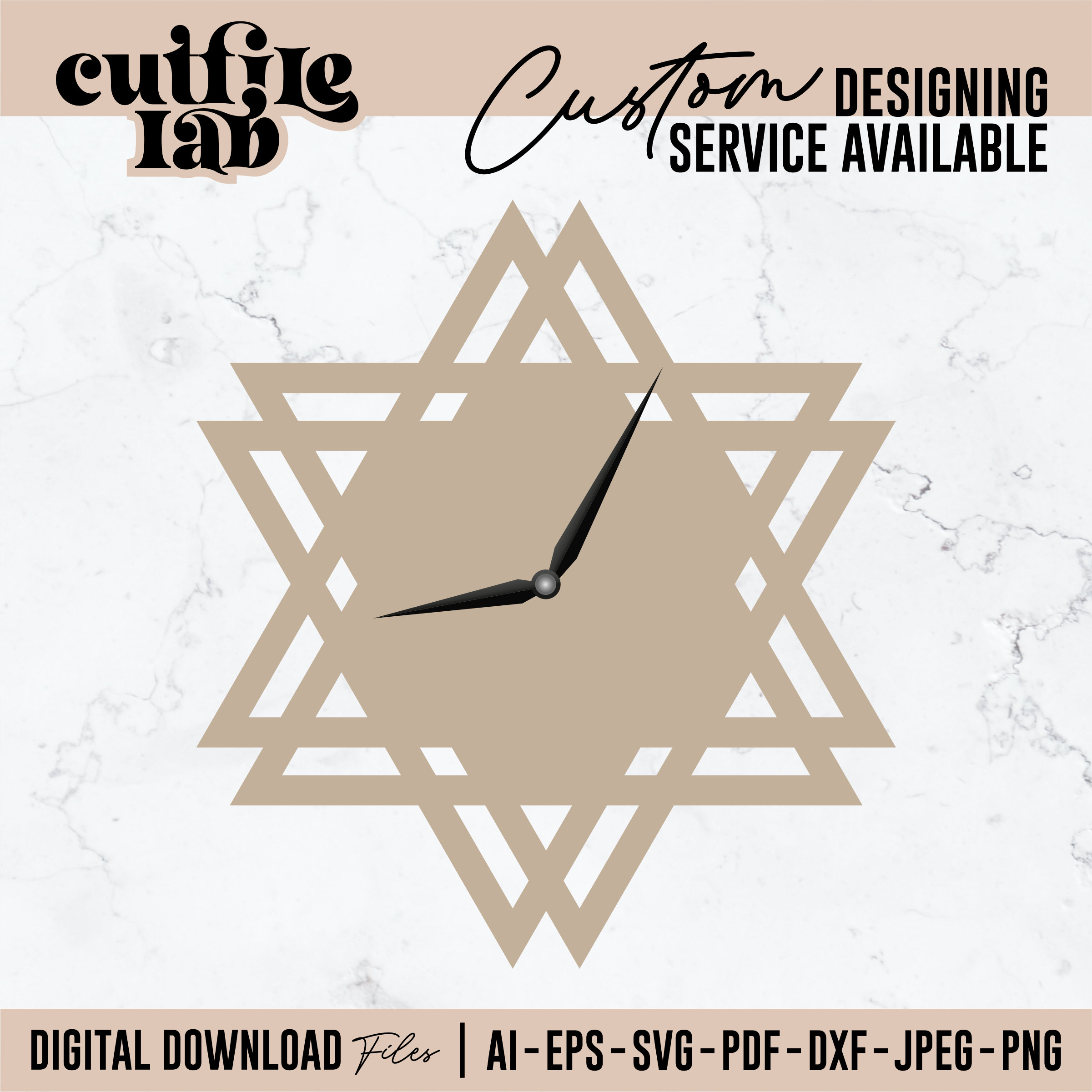 Clock Laser Cut File, Wall Décor Svg, Wall Clock Svg, Kitchen Clock ...