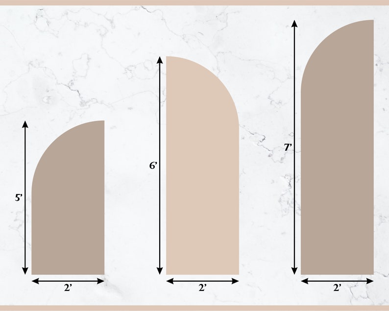 Arch Templates SVG, Half Arch Wedding Backdrop, Arch Shape, Laser Cut ...