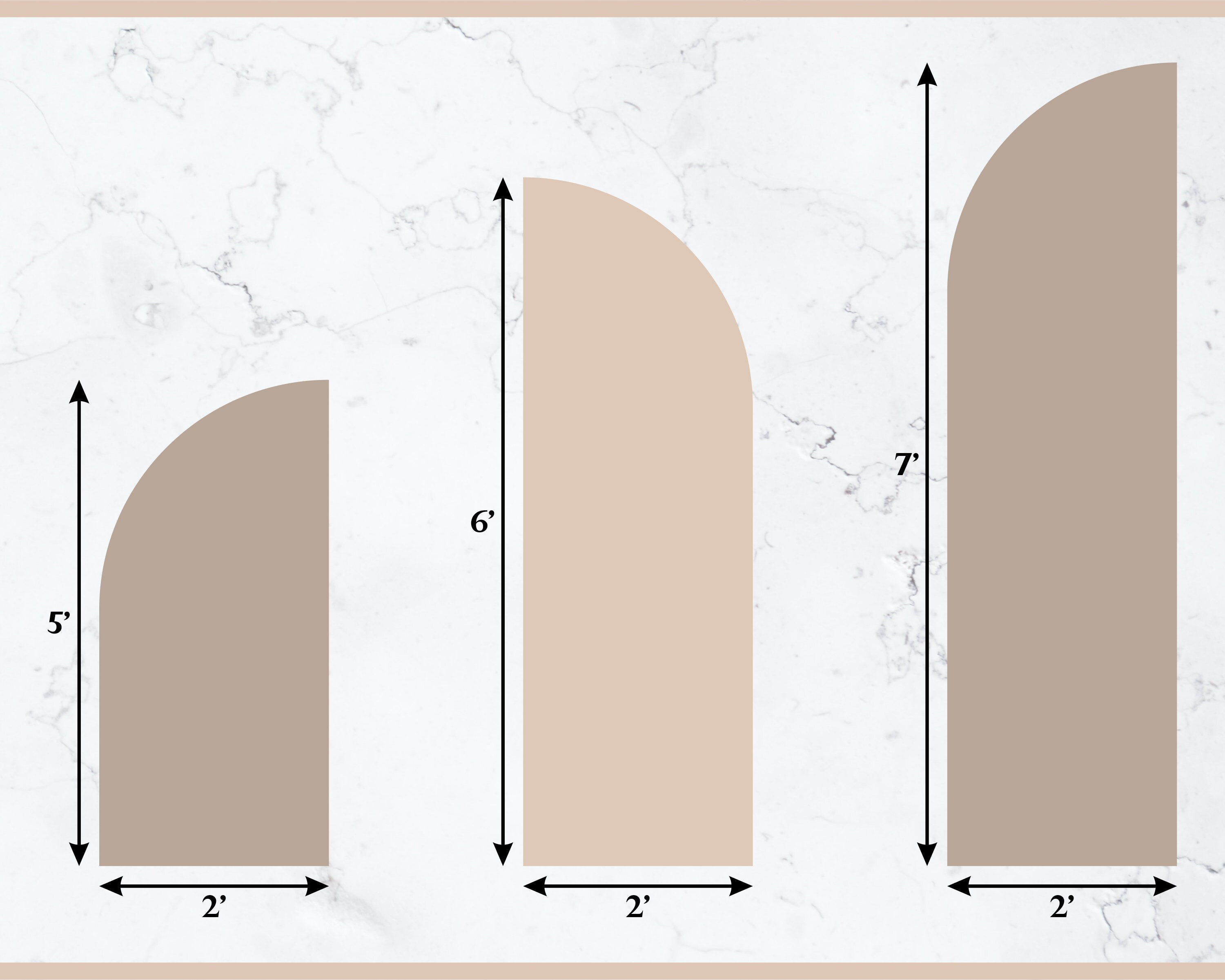 Arch Templates SVG, Half Arch Wedding Backdrop, Arch Shape, Laser Cut ...
