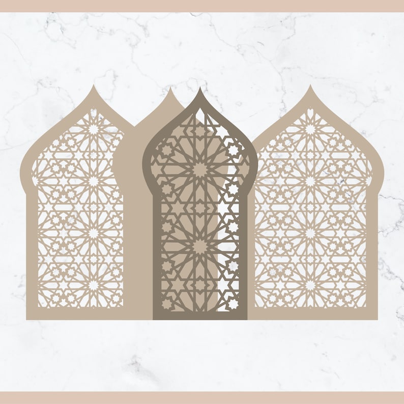 Islamic Pattern Arch SVG, Moorish Arch Svg, Seamless Pattern Svg ...
