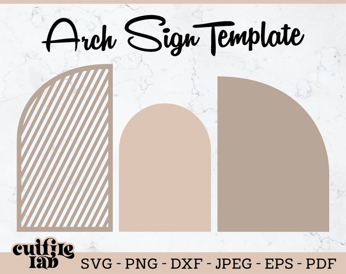 Arch Templates SVG, Half Arch Wedding Backdrop, Arch Shape, Laser Cut ...