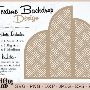 Texture Backdrop Svg, Full Arches Sign SVG, Wedding Template, Laser Cut ...