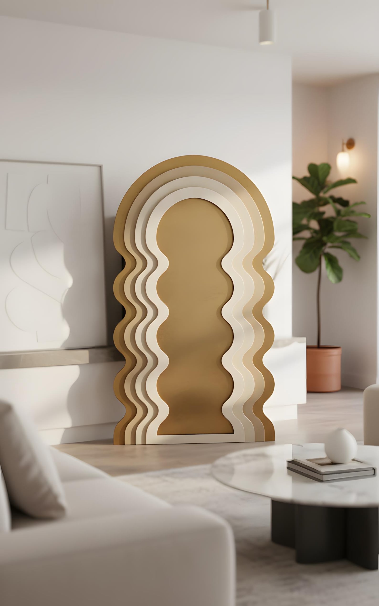Wavy Arch Backdrop SVG, Circle Event Template (digital Download) - Etsy