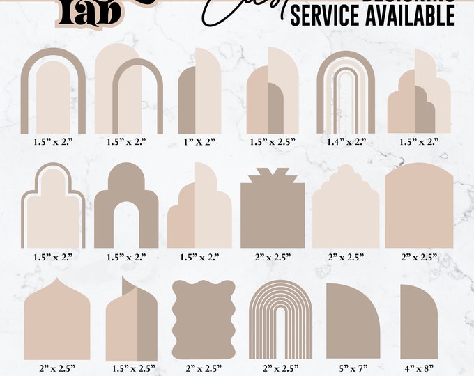 Arch Template SVG Bundle, Wedding Invitation Sign (digital Download ...