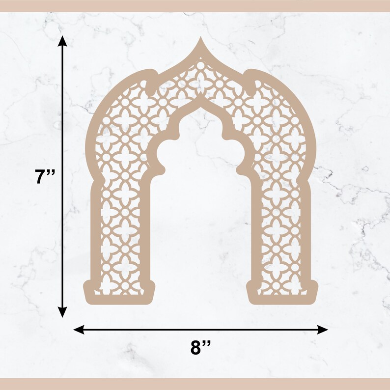 QR Code Template, Arch SVG, Wooden Qr Svg, Home Décor, Arch SVG, Laser ...